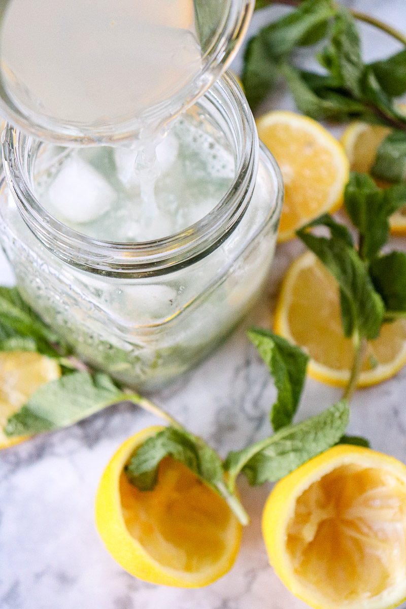 The Best Lemon Mojito Mocktail Recipe - Easy! - Delectable Food Life
