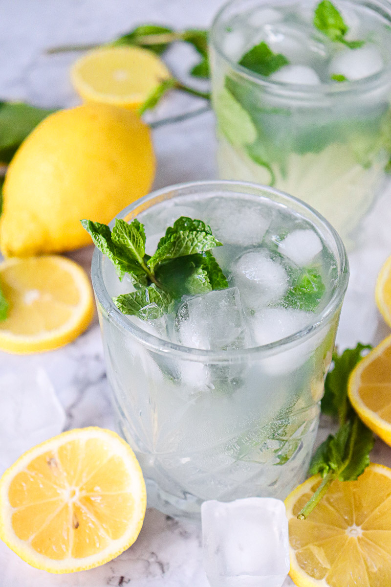 The Best Lemon Mojito Mocktail Recipe - Easy! - Delectable Food Life