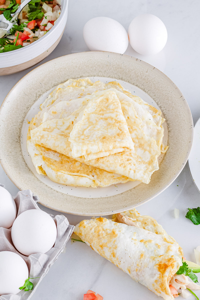 The Best Egg White Tortilla Wrap Recipe -Easy - Delectable Food Life