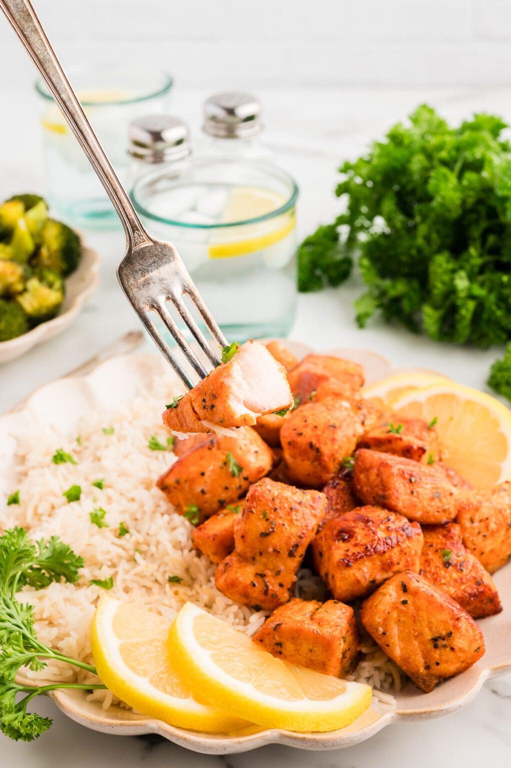 The Best Pan-Seared Salmon Bites - Easy Recipe! - Delectable Food Life