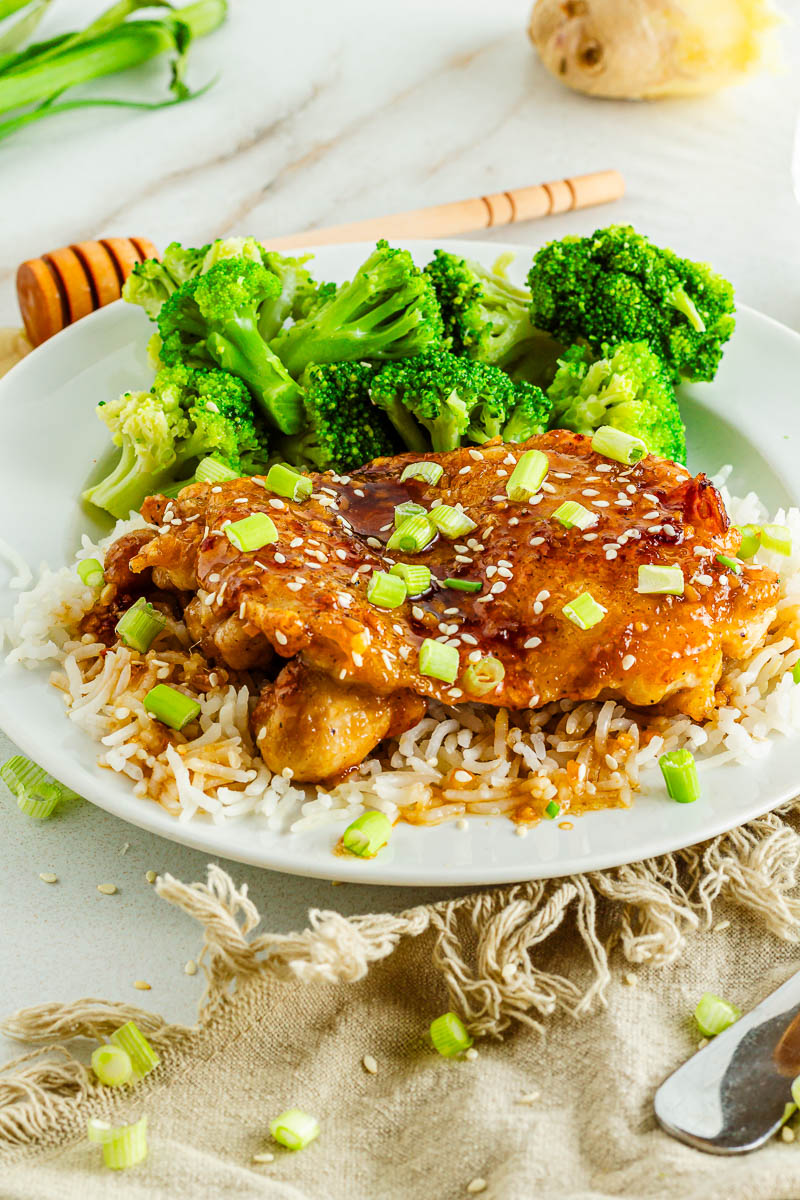 The Best Honey Ginger Chicken Recipe - Juicy! - Delectable Food Life